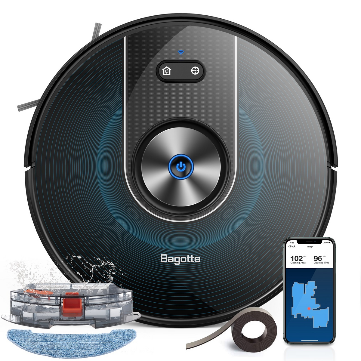 Bagotte BG800 MAX VACUUM & MOP – ButlerMe